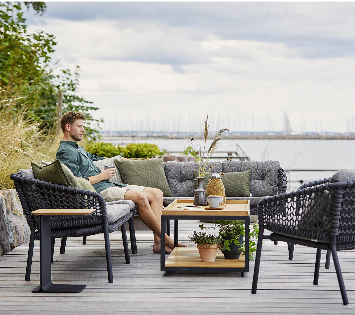 Cane-line Ocean corner module - Exclusive Danish design furniture ...