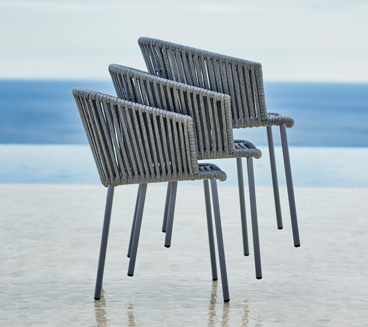 Cane-line Moments chair (stackable by two) - Scandinavian outdoor ...